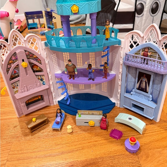 Disney | Toys | Disney Wish Castle Playset With Figures | Poshmark
